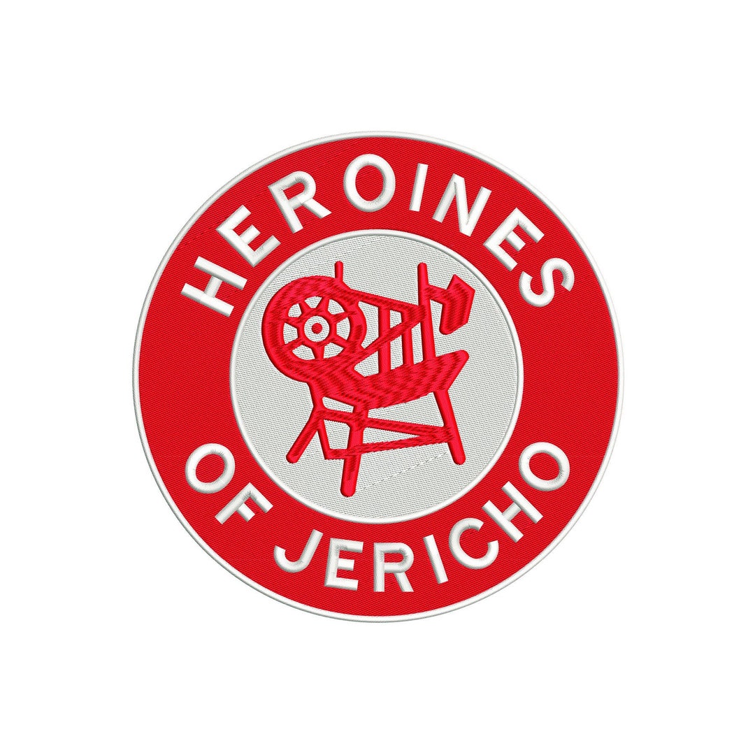 Heroines of Jericho Circle Emblem 2- Embroidery Design - 3.5x3.5, 4x4 ...