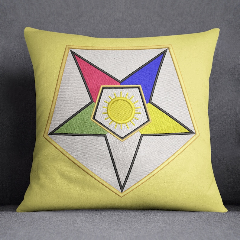 O.E.S. Associate Grand Matron Emblem Digital Machine - Etsy