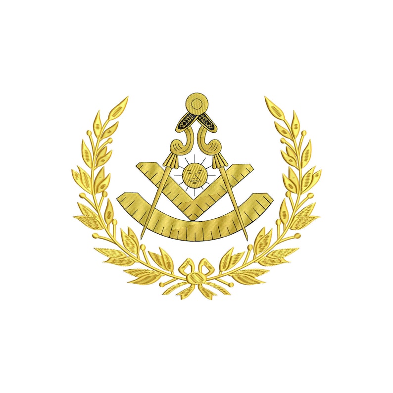 Past Grand Master Emblem- Square and Compasses With the Rocker -digital ...