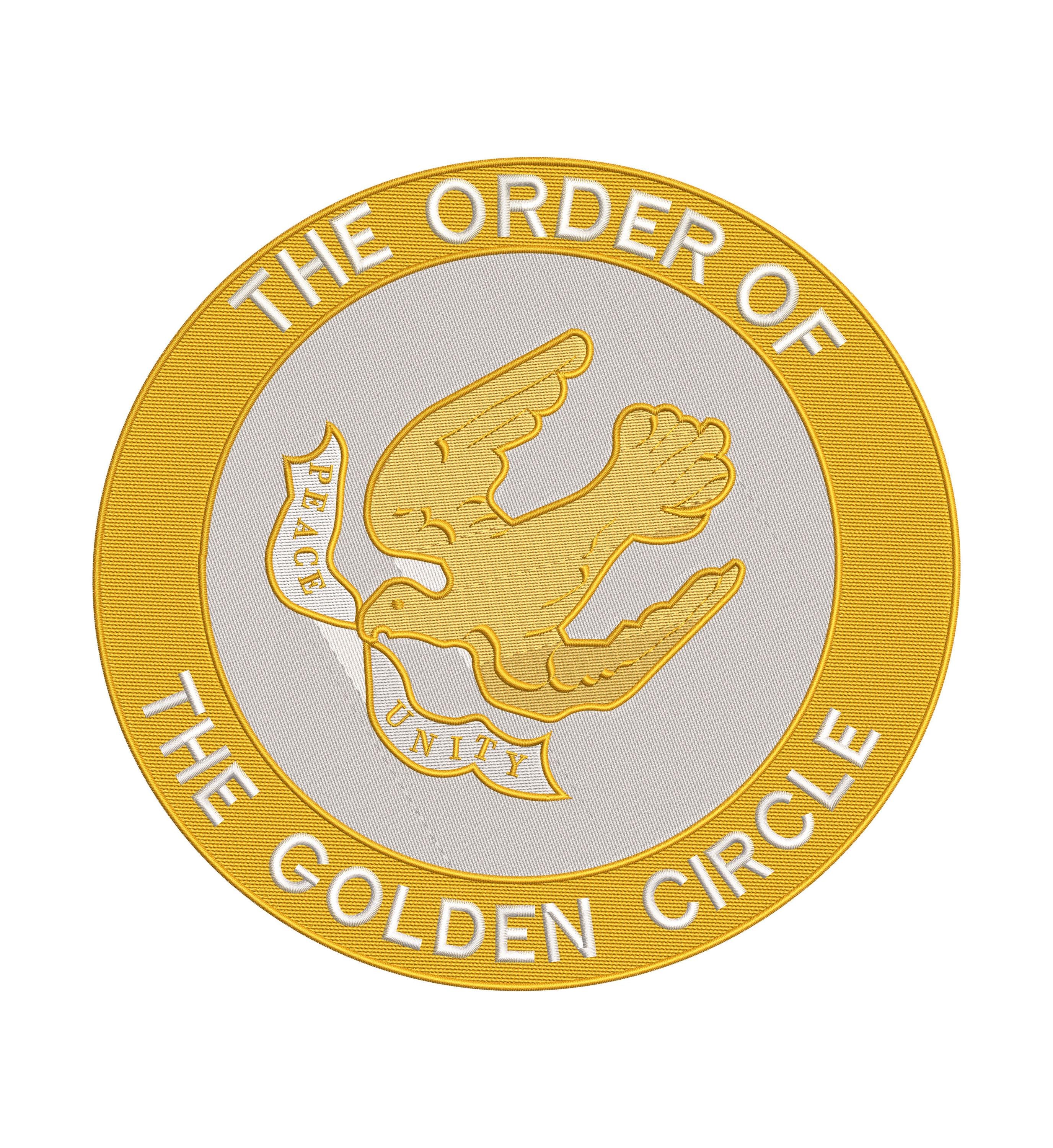 Order of the Golden Circle Coin - Digital Machine Embroidery Design ...