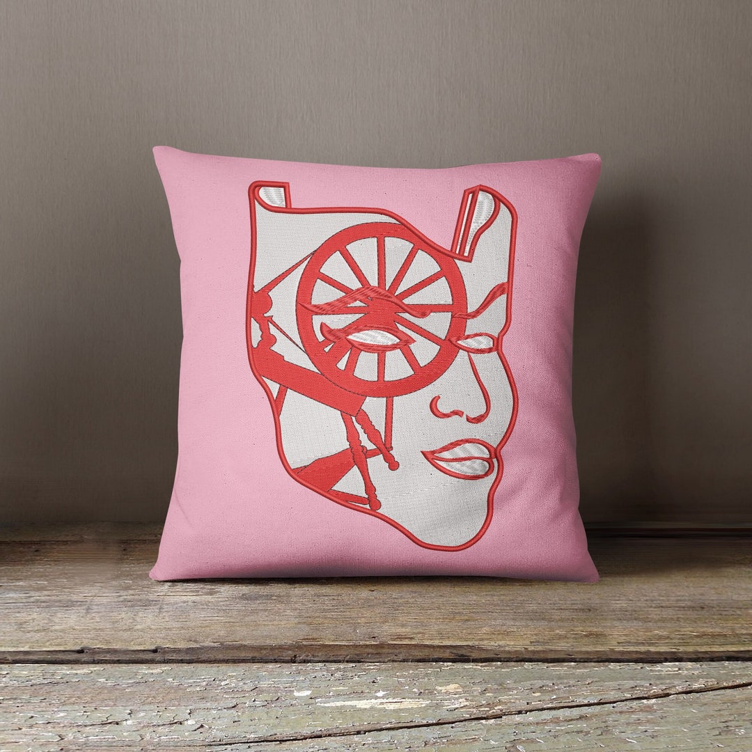 Heroines of Jericho Harlequin Mask - Embroidery Design -,3x4, 4x5, 5x6 ...