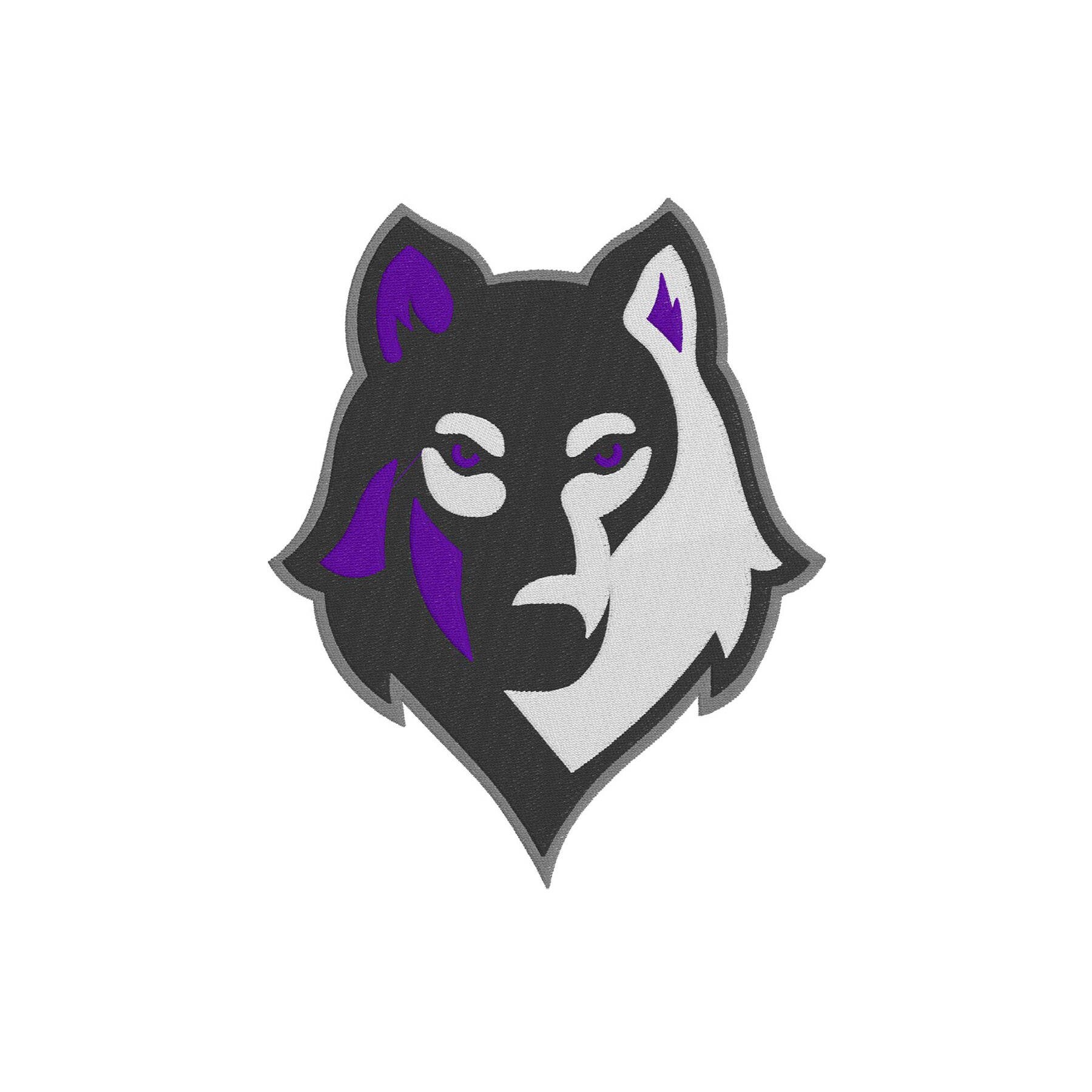 Wolves Team Mascot- Embroidery Design - 4x4, 5x6, 7x8, 8x10, 10x12 - Etsy