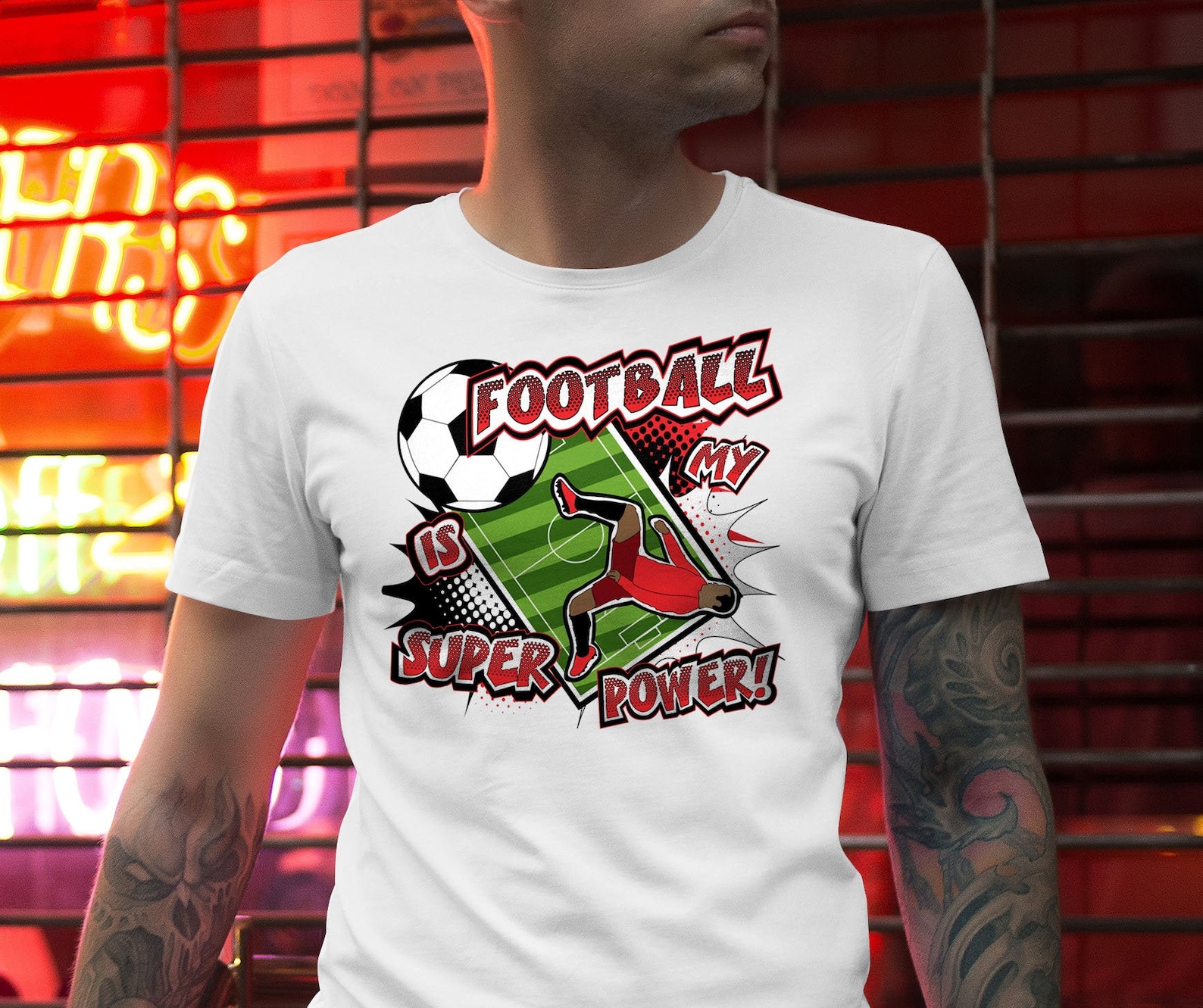 Football soccer is My Super Power Design Silhouette and - Etsy