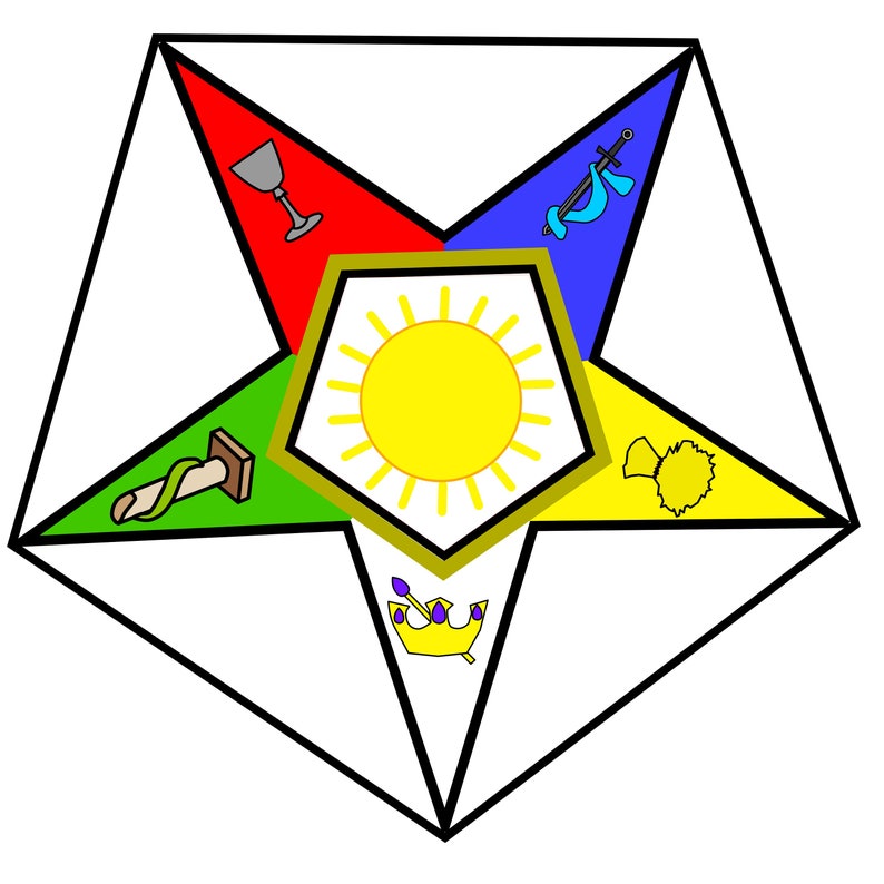 O.E.S. Associate Grand Matron Silhouette Cut Files Jpeg - Etsy