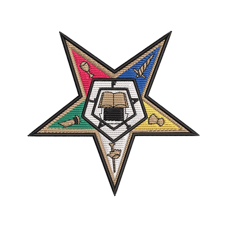 Tiny OES Star With FATAL Digital Machine Embroidery Design - Etsy