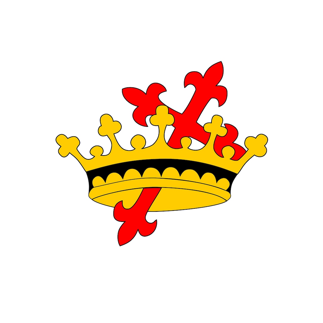 York Rite Cross and Crown Emblem- Silhouette and Cricut Cut Files - SVG ...