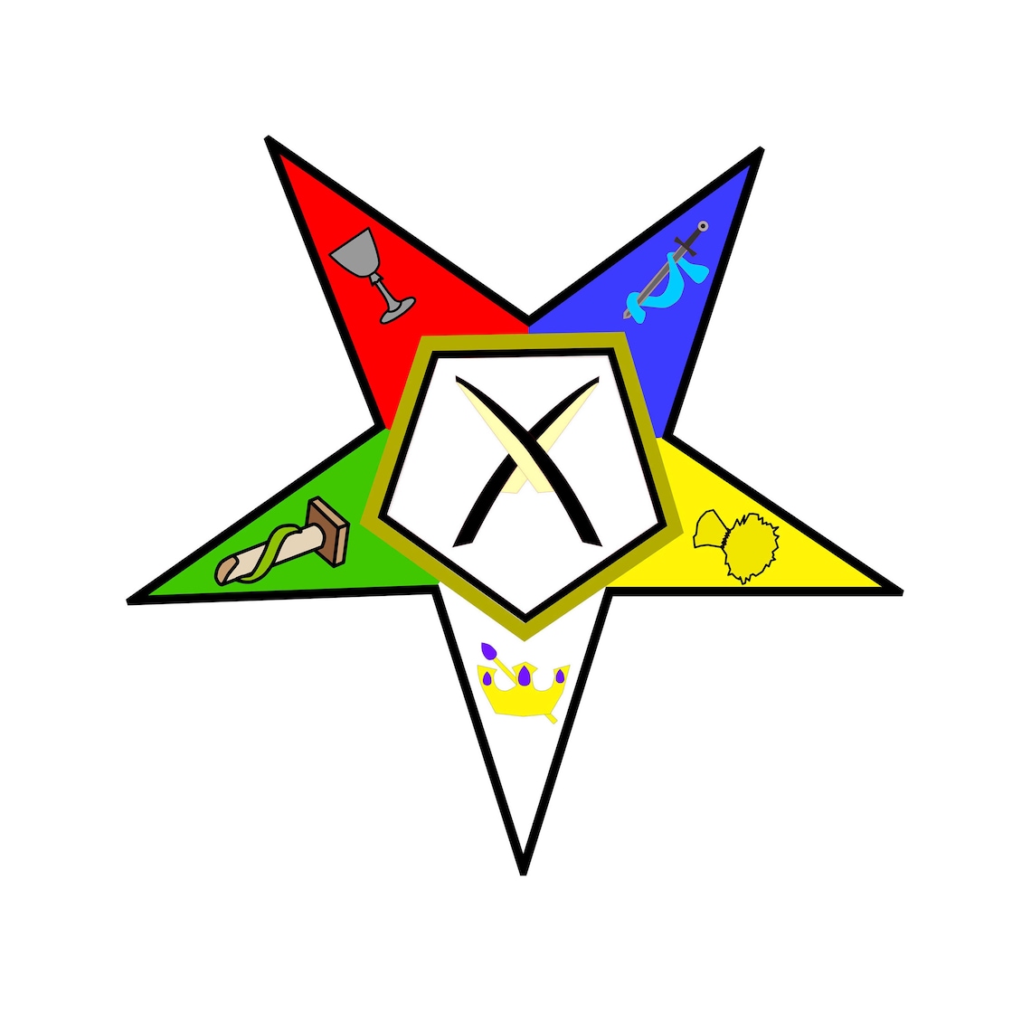 O.E.S. Secretary Silhouette Cut Files Jpeg Svg Eps Png - Etsy