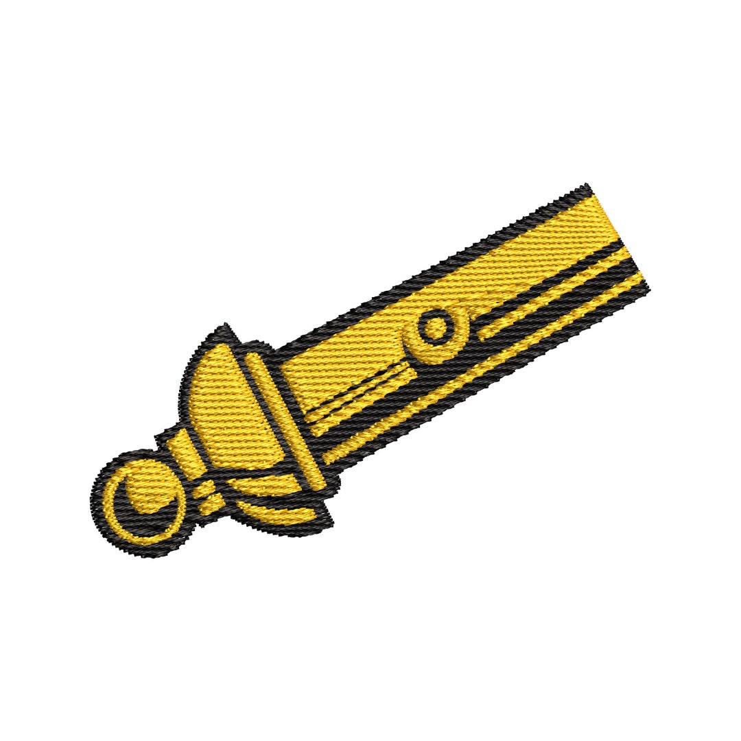 Single Cannon Stick Half 1- Digital Machine Embroidery File - 2x3, 3x4 ...