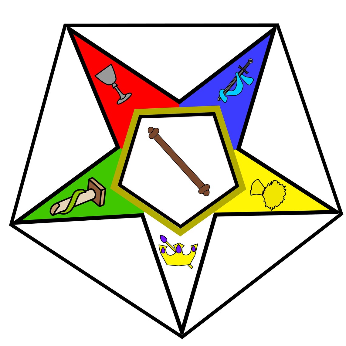 O.E.S. Associate Grand Conductress Silhouette Cut Files - Etsy