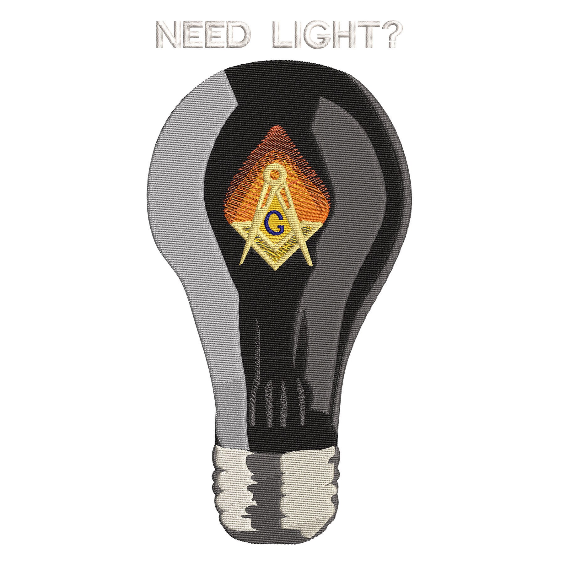 Masonic Need Light Digital Machine Embroidery Design 2x4 - Etsy