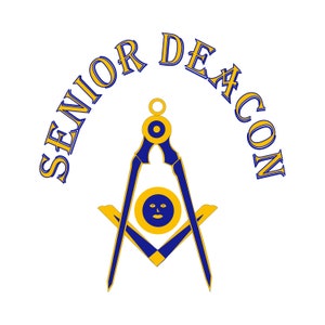 Senior Deacon Badge SVG - Silhouette & Cricut Cut Files - Jpeg, Svg ...