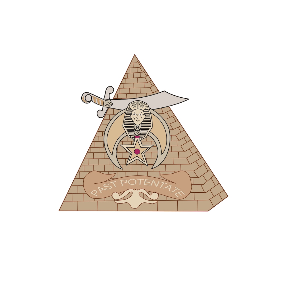 Shrine Past Potentate- Silhouette Cut Files - Jpeg, Svg, Eps, Png, Gsp ...