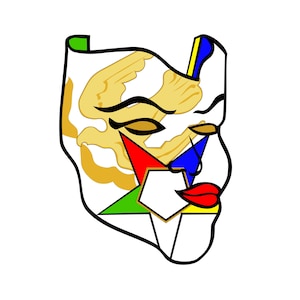 PHA Golden Circle and OES Harlequin Mask- Silhouette and Cricut Cut ...