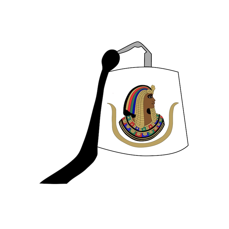 White Fez DOI Silhouette and Cricut Cut Files Jpeg Svg - Etsy