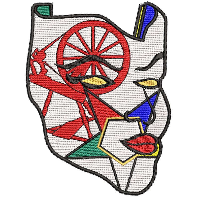 Heroines of Jericho & OES Harlequin Mask Digital Machine | Etsy