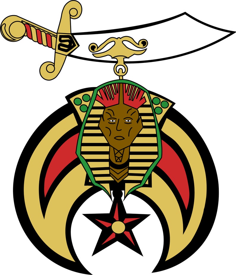 Shrine Emblem 3 Silhouette and Cricut Cut Files Jpeg Svg - Etsy