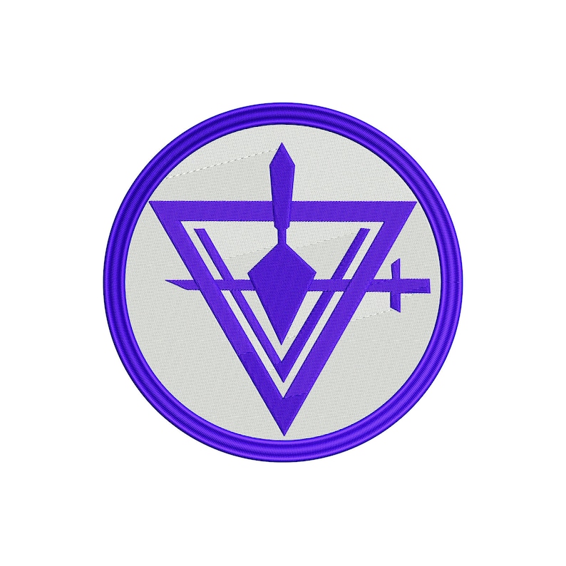 Cryptic Masons the Trowel and the Sword Digital Embroidery - Etsy