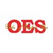 Red OES Letters With Script Silhouette & Cricut Cut Files - Etsy