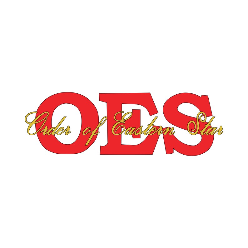Red OES Letters With Script - Silhouette & Cricut Cut Files - Jpeg, Svg ...