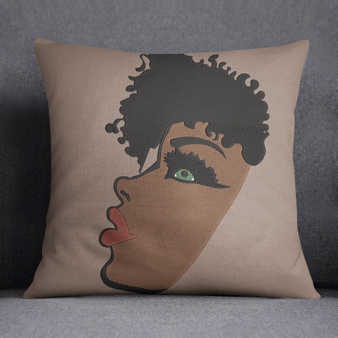 Beauty in Profile- Digital Machine Embroidery Design - 2x3, 3x4, 4x5 ...