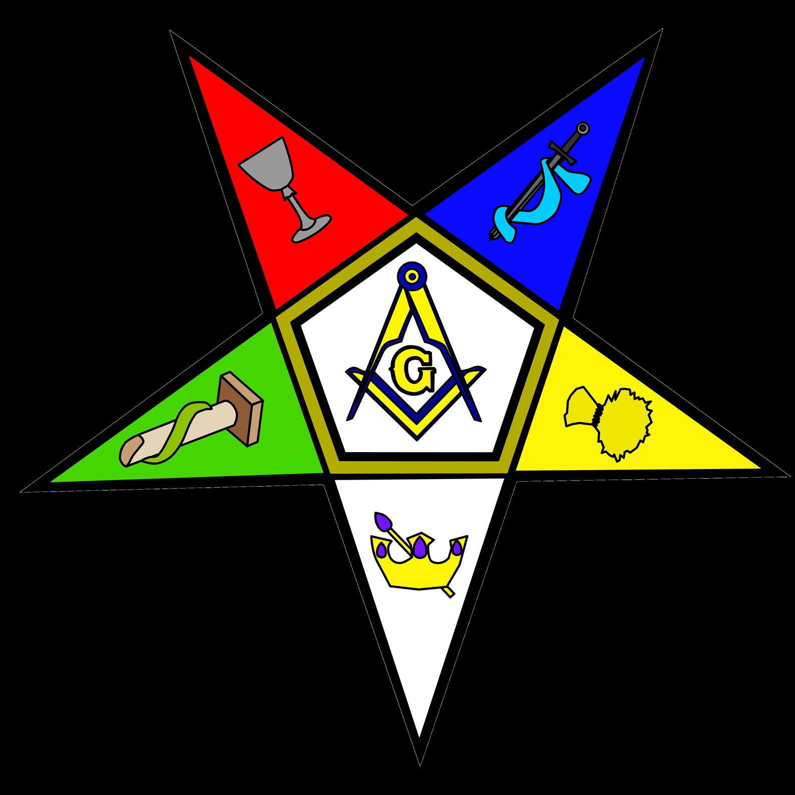 PHA O.E.S. Worthy Patron Silhouette & Cricut Cut Files - Etsy