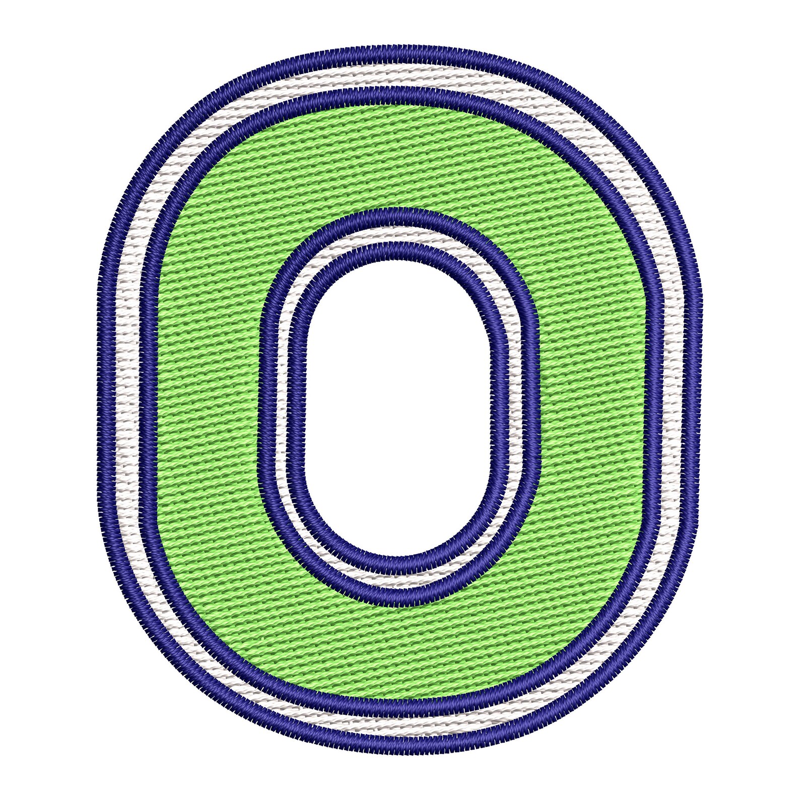 Greek Letters Omnicron or O- Digital Machine Embroidery Design - 2.5x2 ...