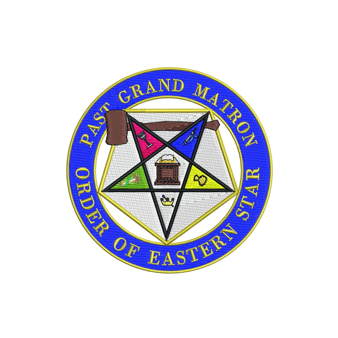 PHA OES Past Grand Matron Officer Designs embroidery Design - Etsy