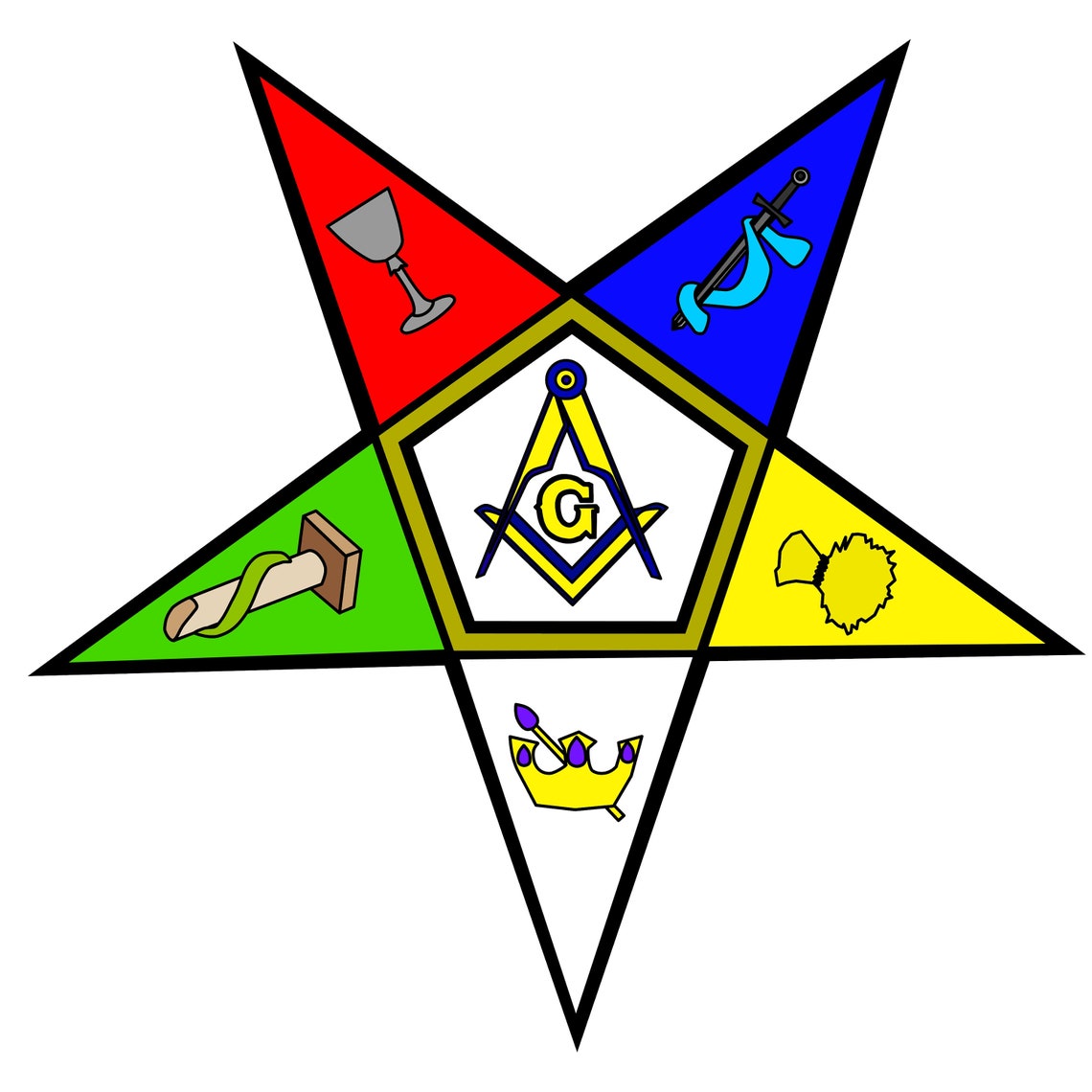 PHA O.E.S. Worthy Patron Silhouette & Cricut Cut Files - Etsy