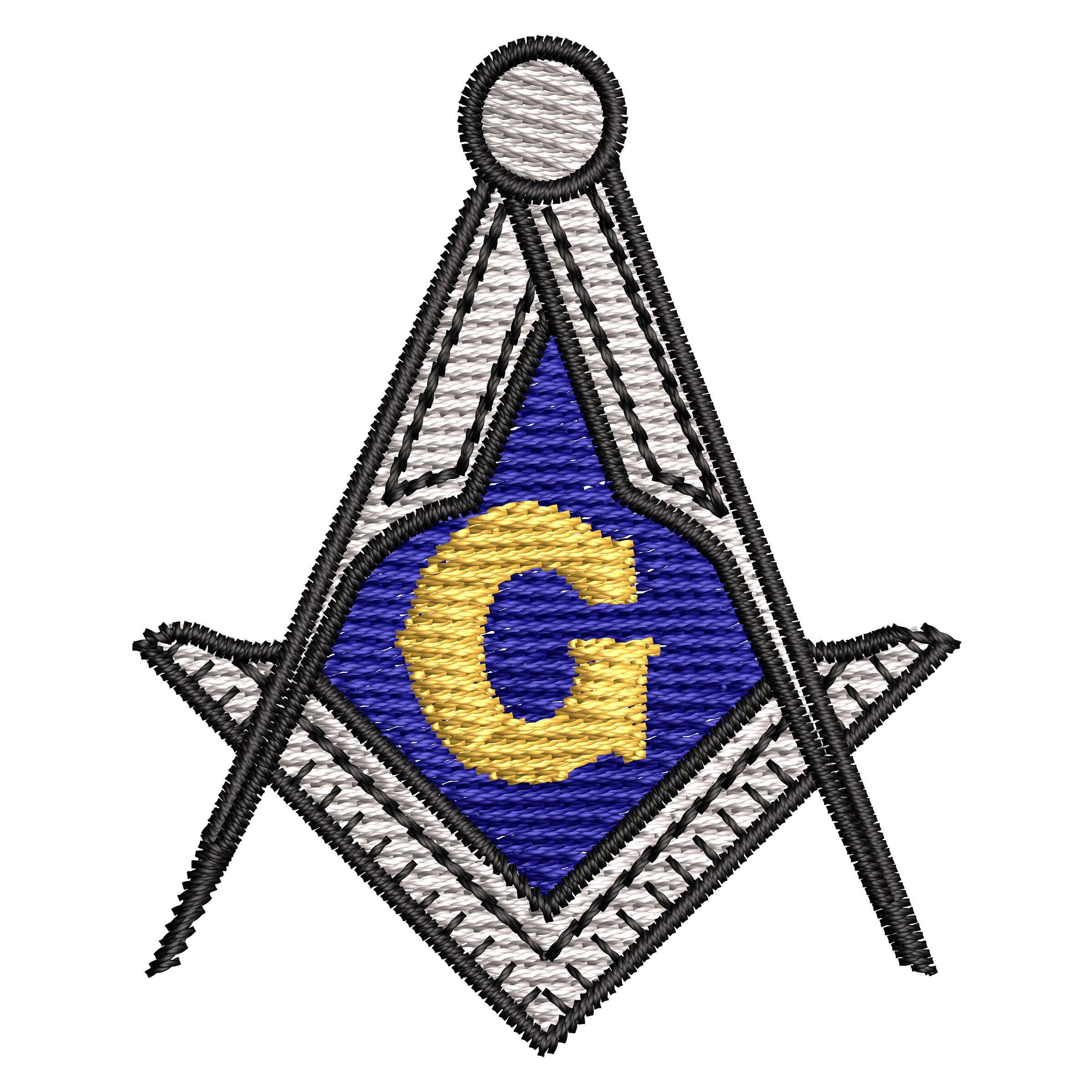 Tiny Square & Compasses -digital Master Embroidery Design - 1.5", 1.75 ...