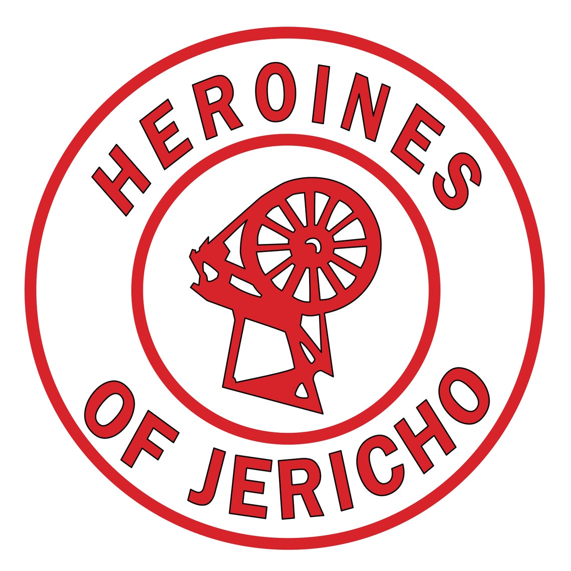 Heroines of Jericho Silhouette & Cricut Cut Files Jpeg | Etsy