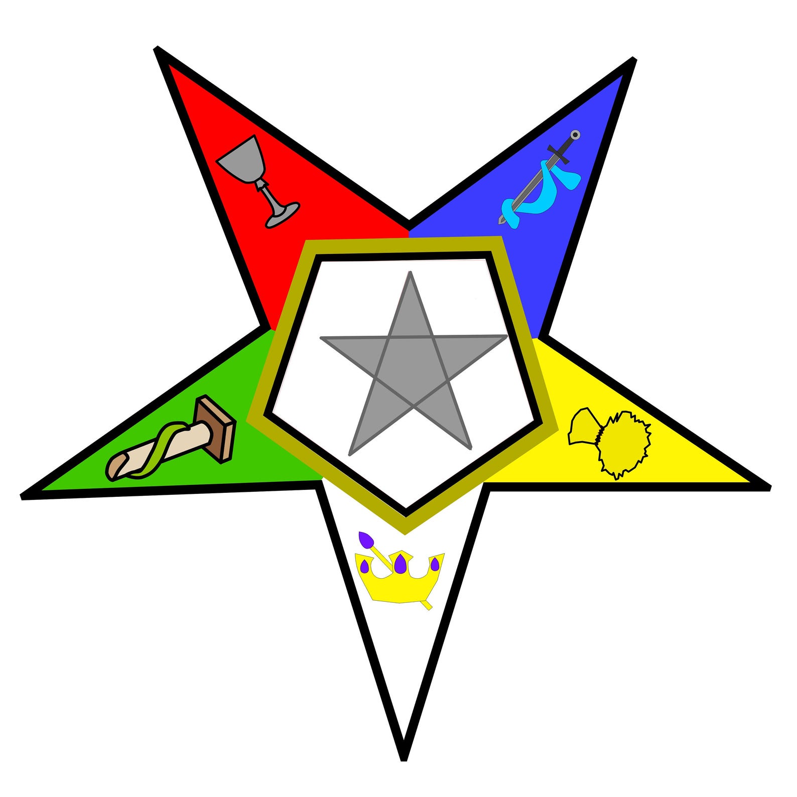 O.E.S. Associate Patron Silhouette Cut Files Jpeg Svg - Etsy