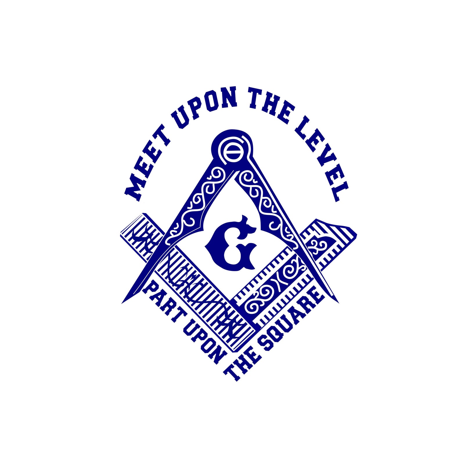 Meet Upon the Level Part Upon the Square PH Masonry - Etsy