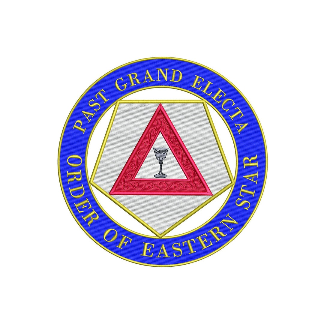 PHA OES Past Grand Electa- Officer Designs -embroidery Design Digital ...