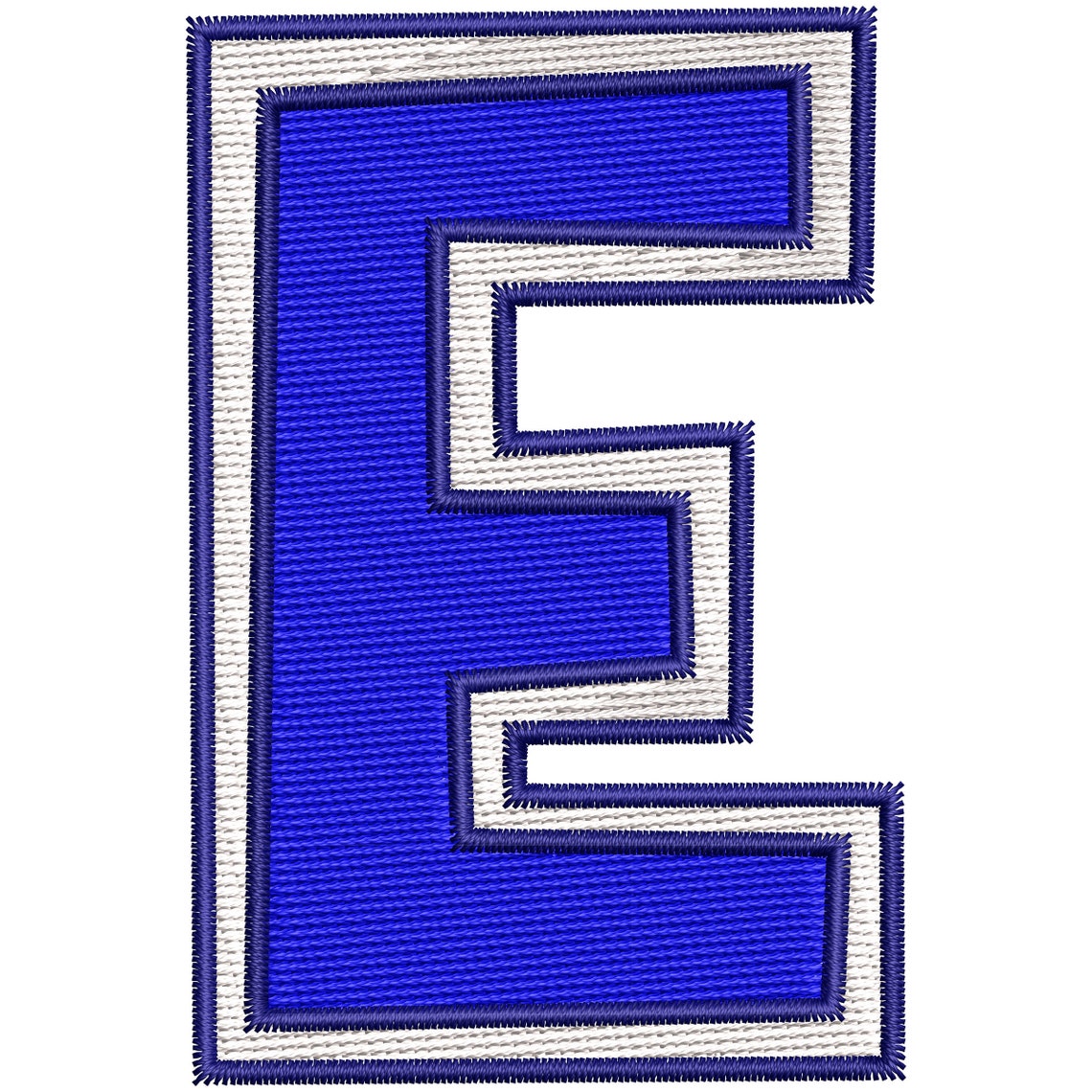 Greek Letters Epsilon or E- Digital Machine Embroidery Design - 1.6x2.5 ...