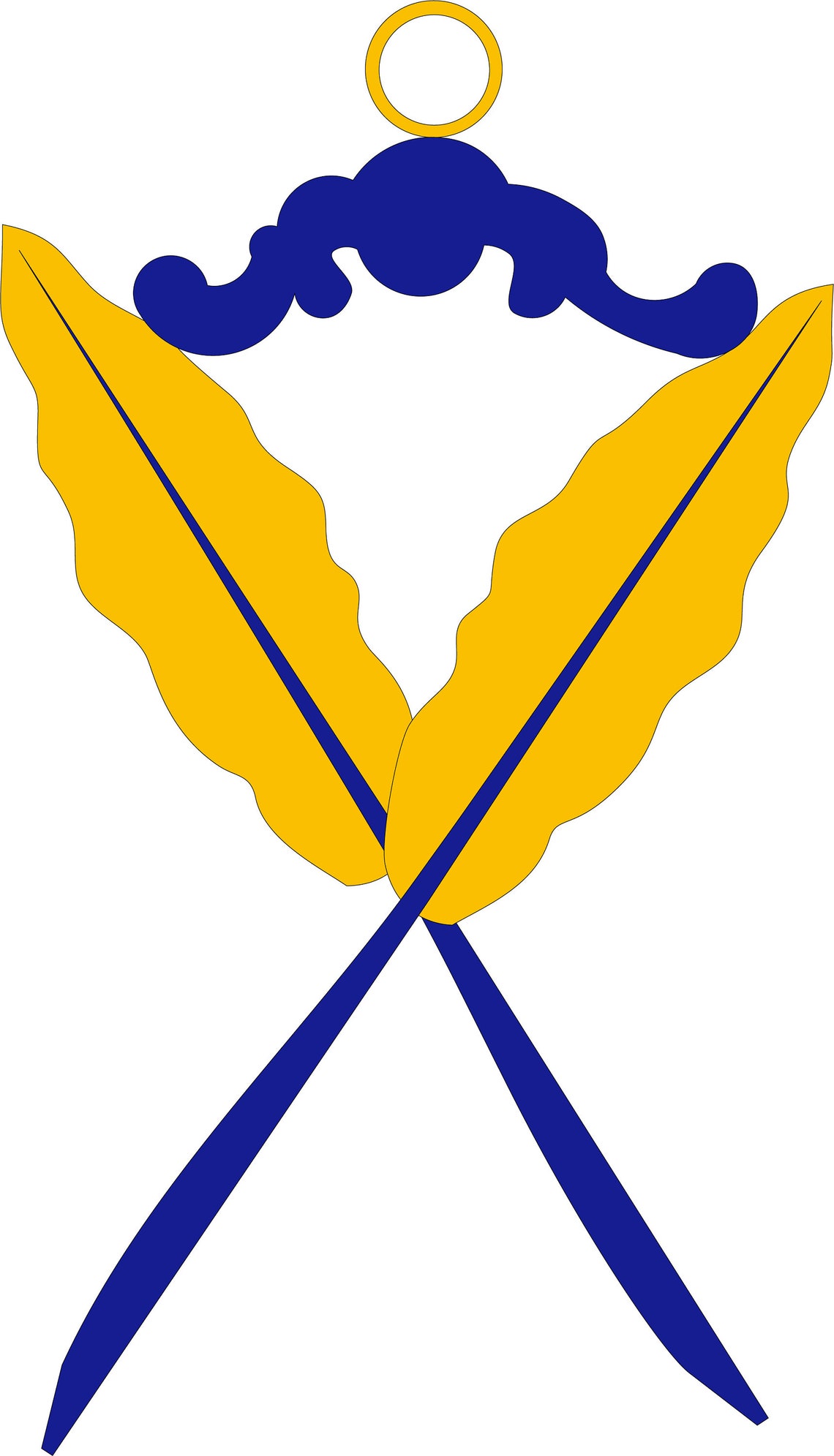 Lodge Secretary Crossed Pens SVG Silhouette & Cricut Cut - Etsy