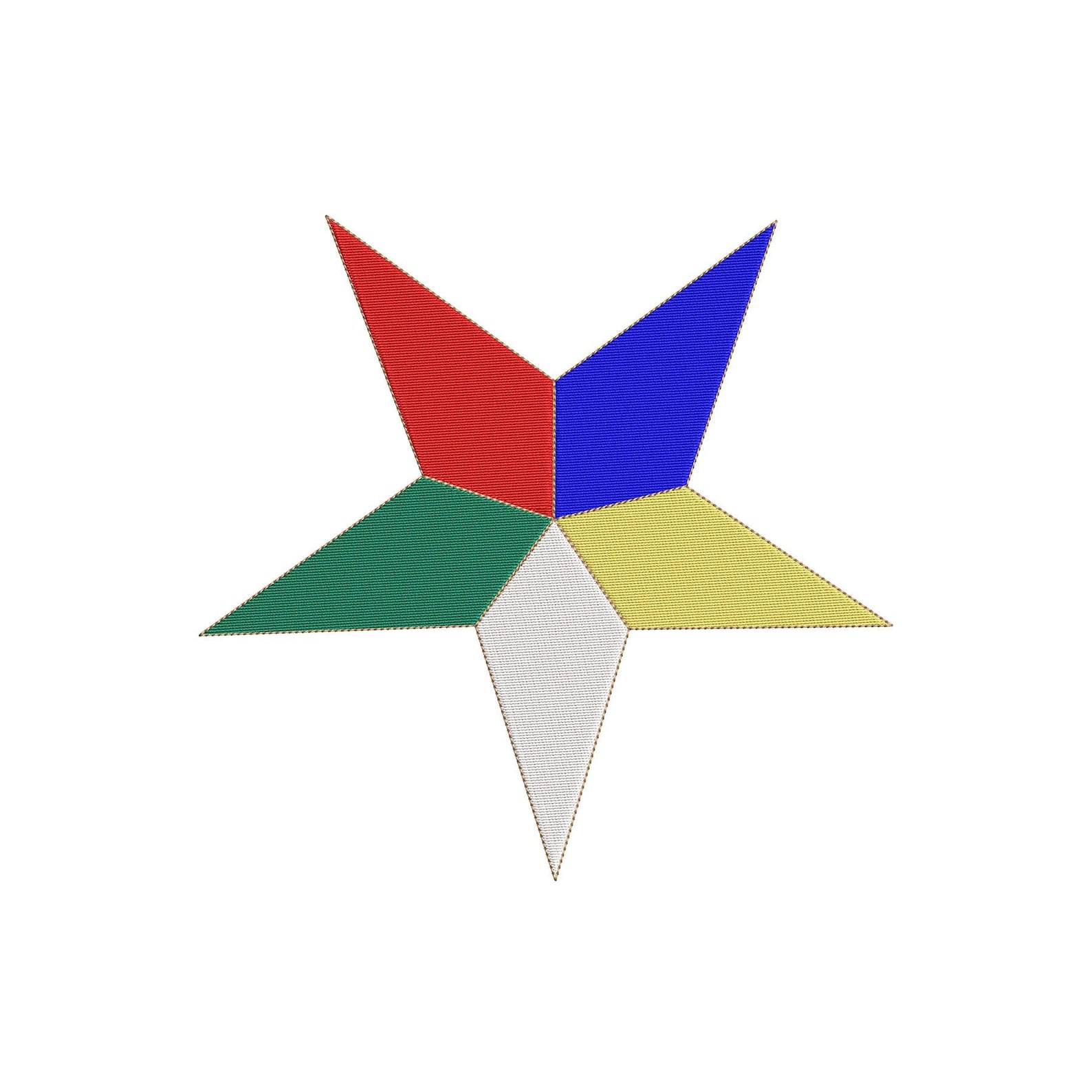 OES Star With OES Colors 2.5x2.5 3x3 3.5x3.5 4x4 6x6 | Etsy