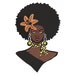 Tiger Lily Lady - Digital Machine Embroidery Design - 3x4, 4x5, 4x6 ...