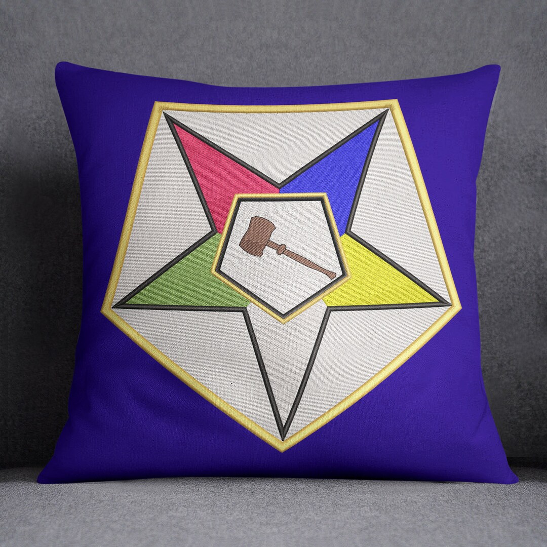 O.E.S. Worthy Grand Matron Emblem - Digital Machine Embroidery Design ...