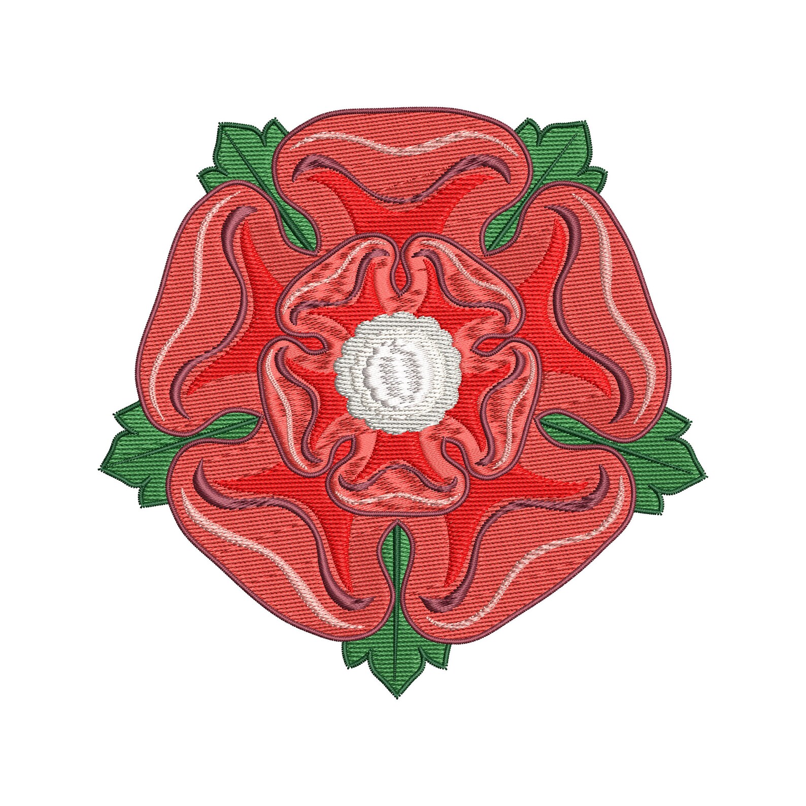 Lancaster Rose Digital Machine Embroidery Design 2x2 3x3 - Etsy