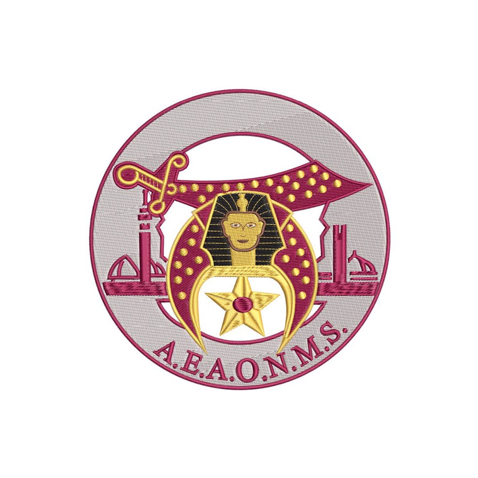 A.E.A.O.N.M.S. Embroidery Design 4x4 6x6 8x8 10x10 and - Etsy