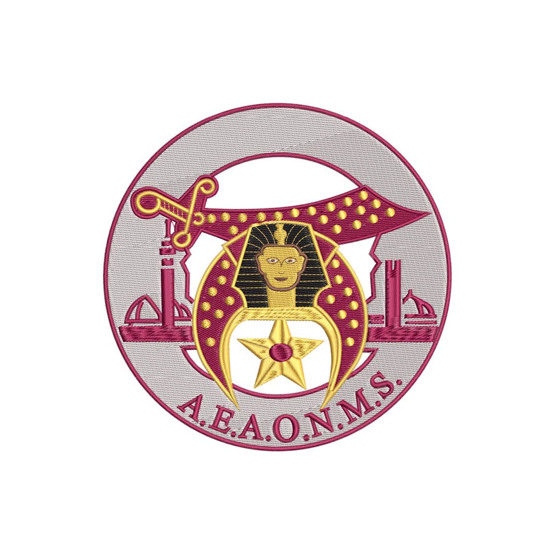 A.E.A.O.N.M.S. Embroidery Design 4x4 6x6 8x8 10x10 and - Etsy