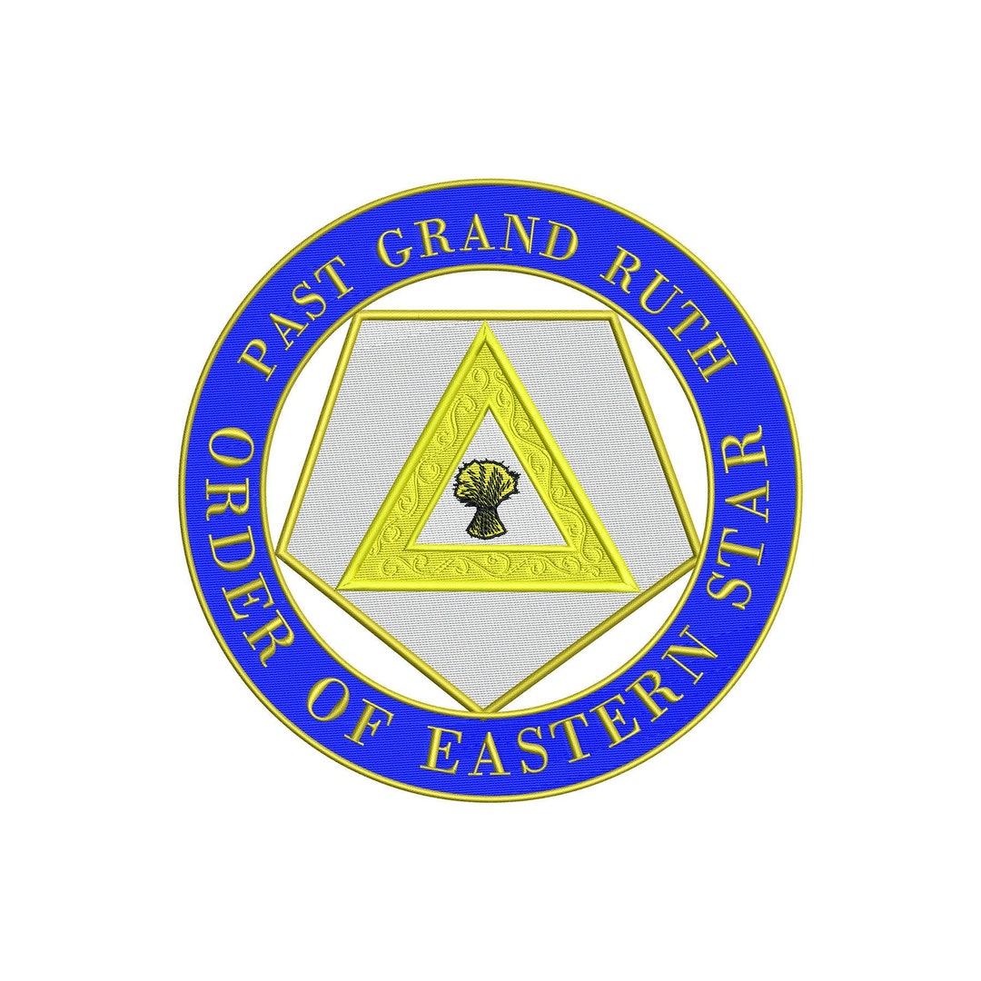 PHA OES Past Grand Ruth- Officer Designs -embroidery Design Digital ...