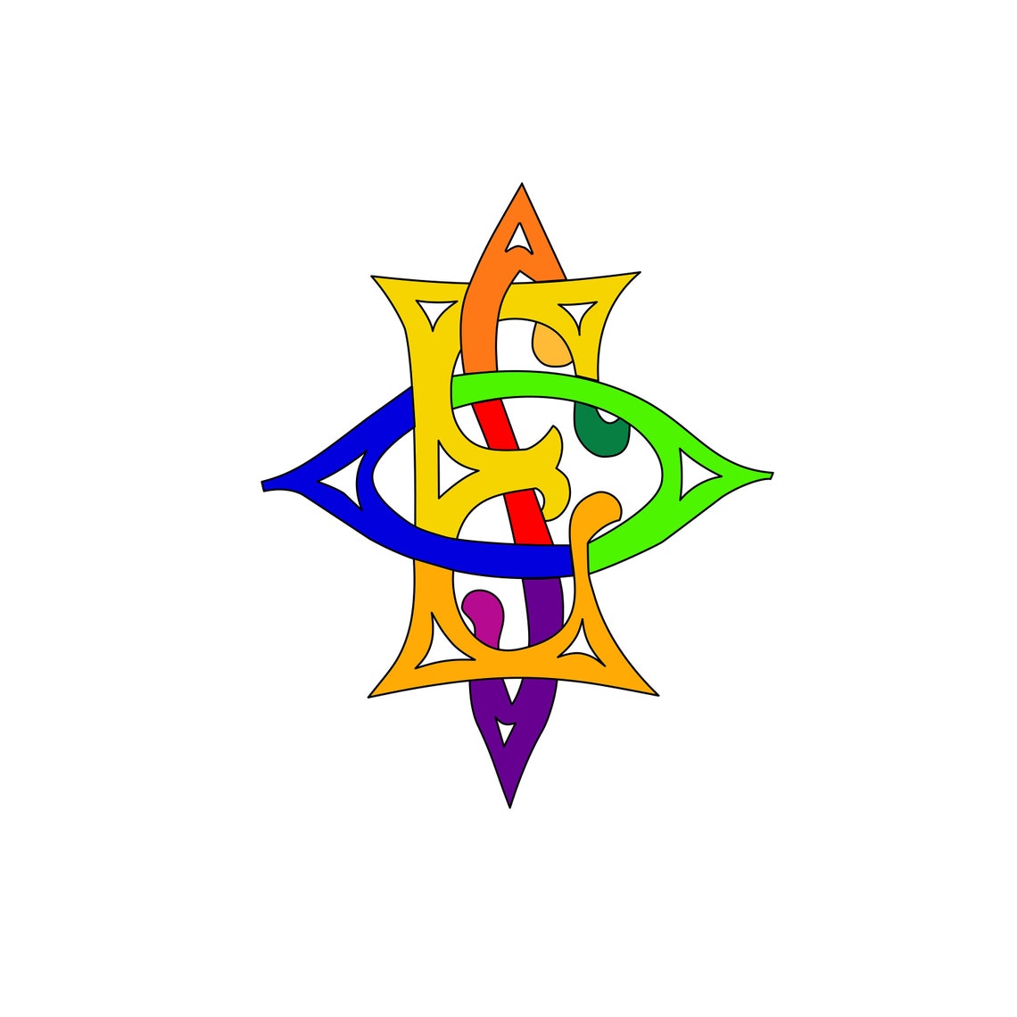 OES Labyrinth Silhouette & Cricut Cut Files Jpeg Svg Eps - Etsy