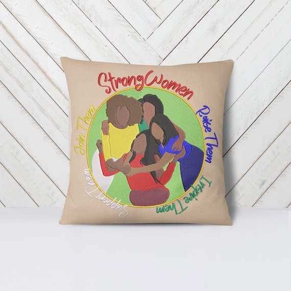 Strong Women Digital Machine Embroidery Design 4x4 5x5 - Etsy