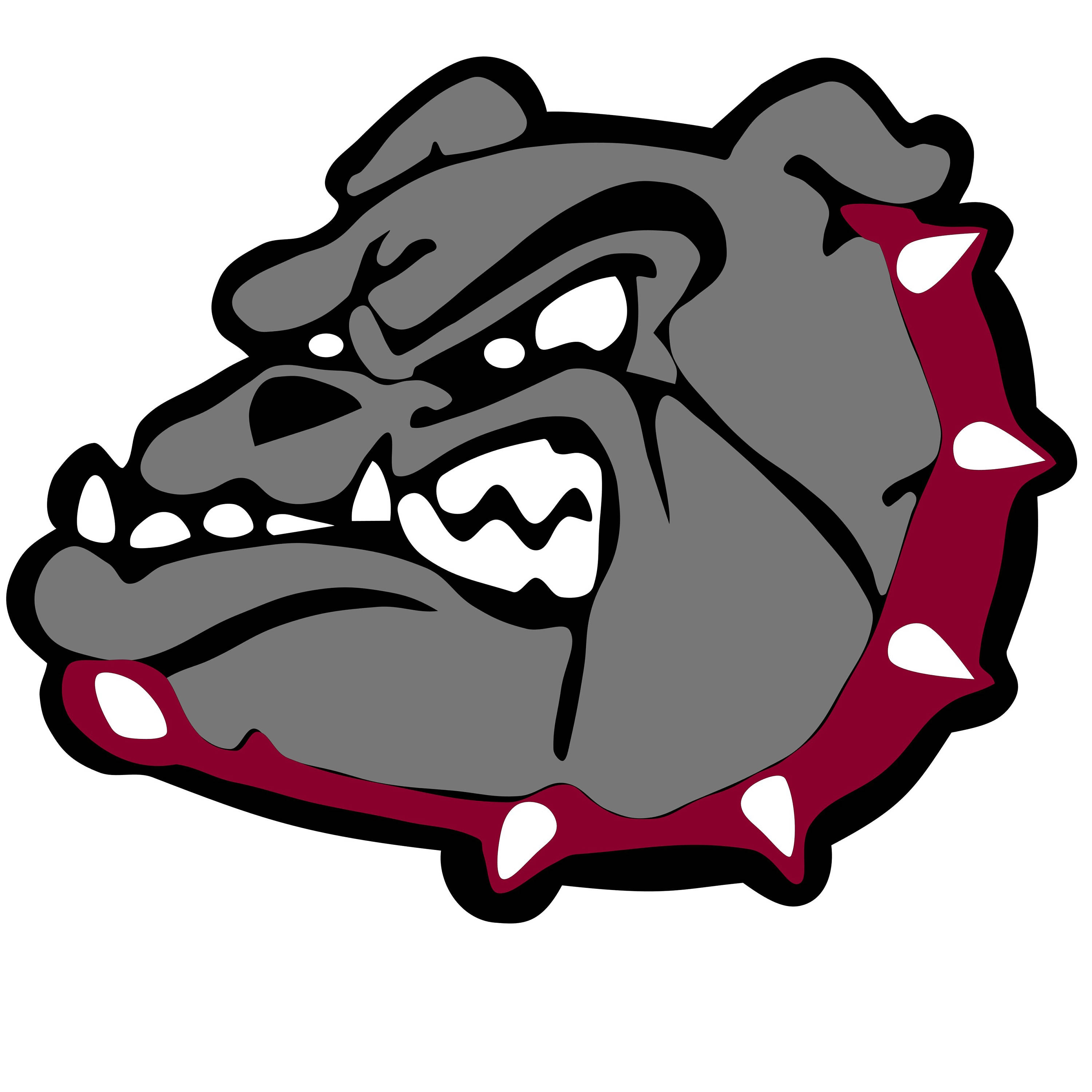 Bulldog Mascot Clipart