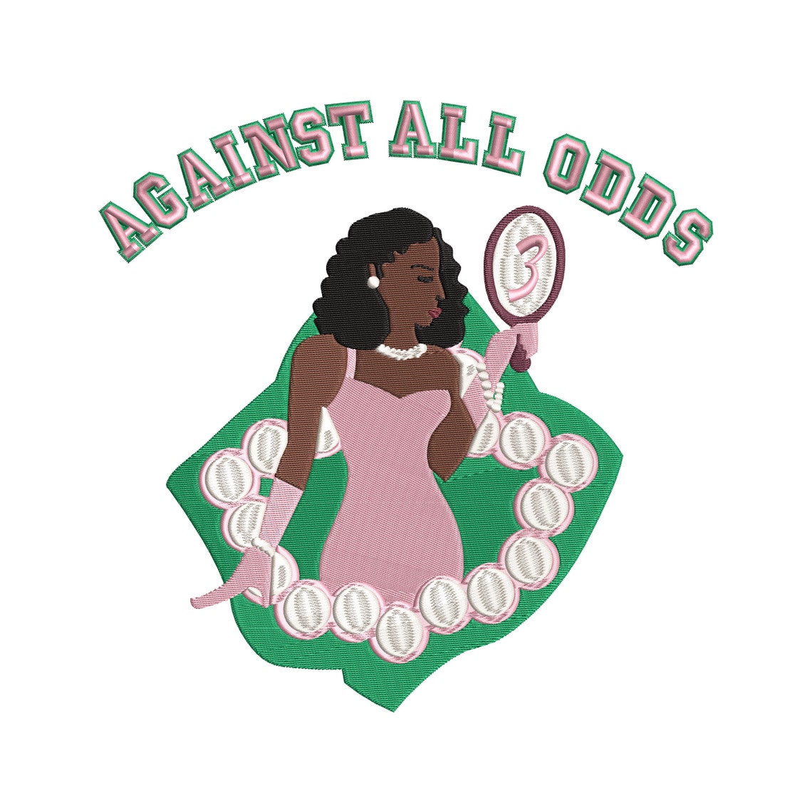 Against All Odds- Digital Machine Embroidery Design - 4x4, 5x5, 6x6 ...