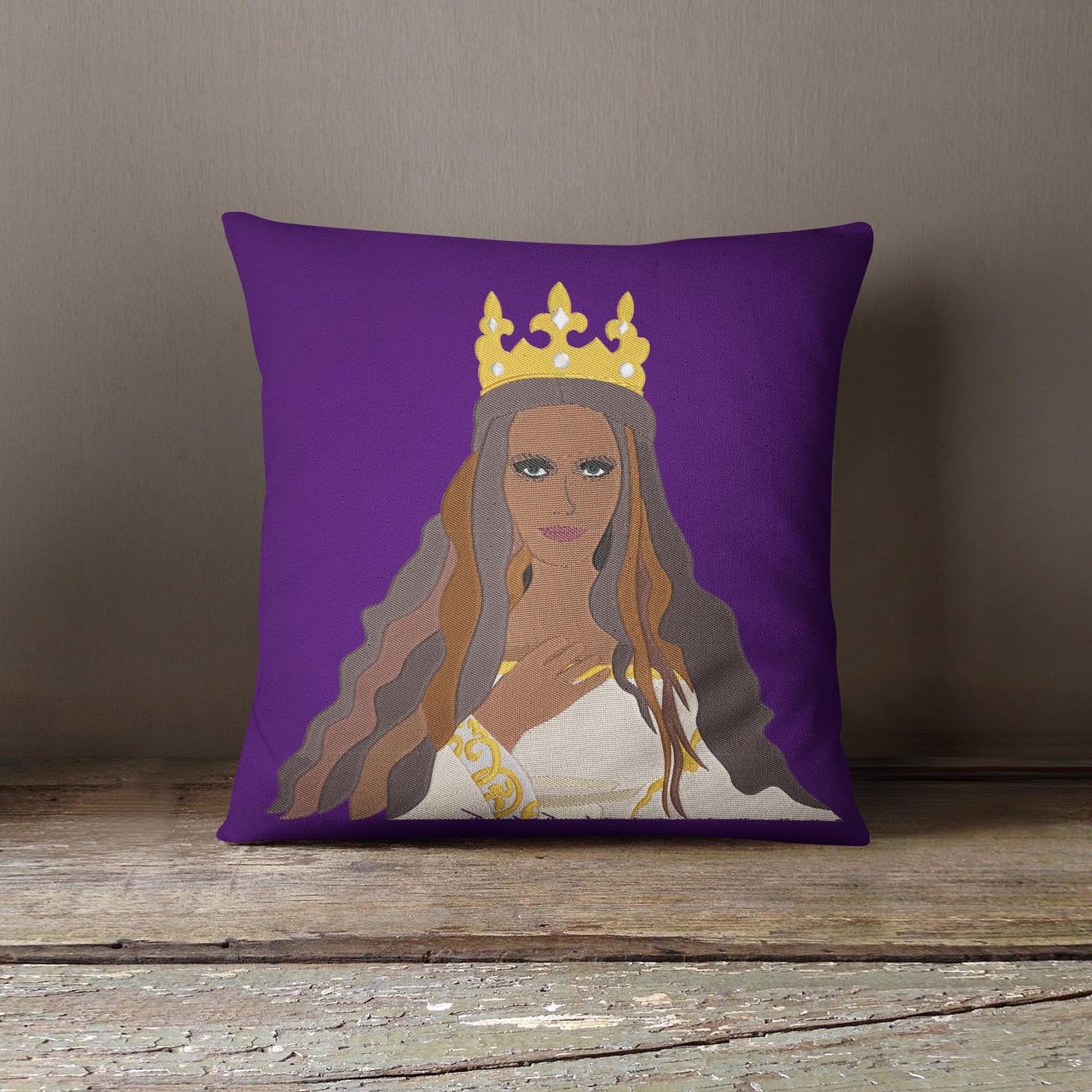 Realistic Esther or African Queen Digital Machine Embroidery - Etsy