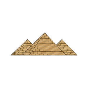 Triple Pyramids - Digital Machine Embroidery Design - 2x3, 2x4, 2x5 ...