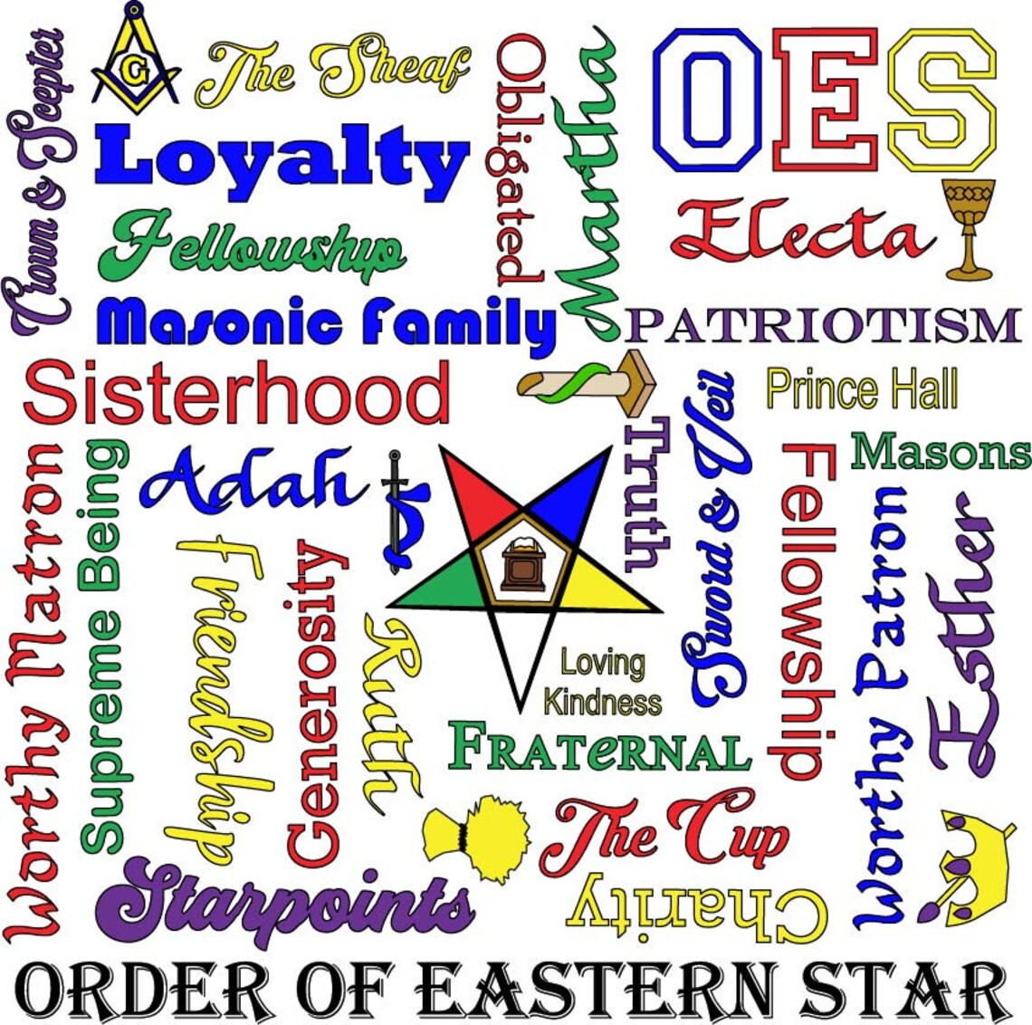 PHA OES Word Square - Silhouette and Cricut Cut Files - Jpeg, Svg, Eps ...