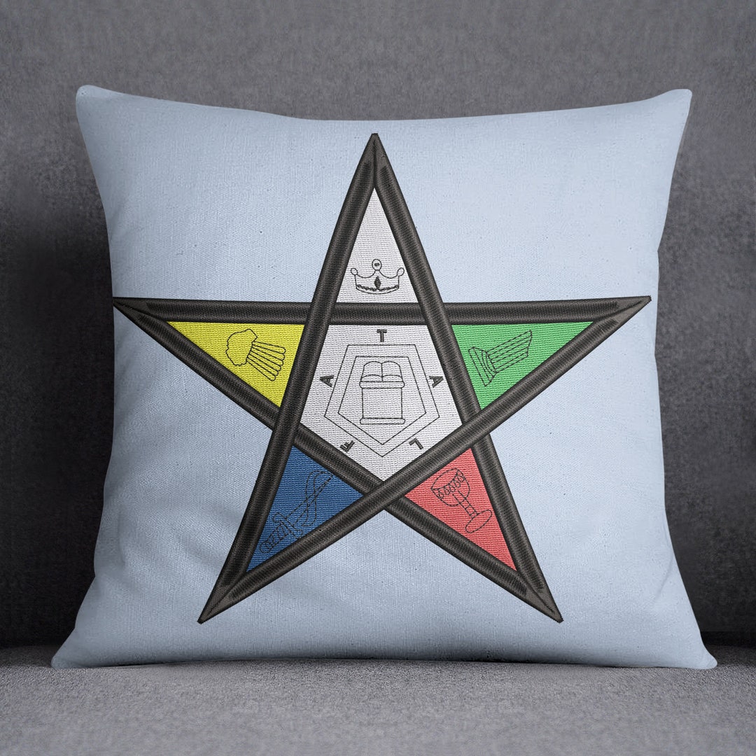 New York OES Star - Digital Machine Embroidery Design- 4x4, 5x5, 6x6 ...